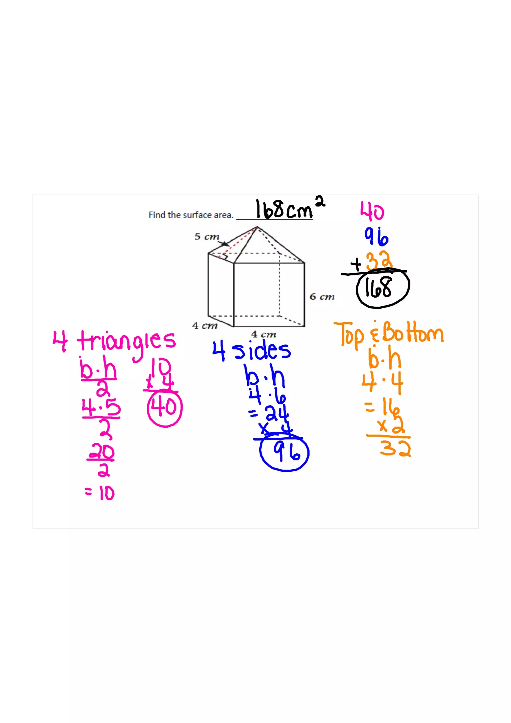 Homework Surface Area And Volume Of Composite Shapes 8 Problems Pdf