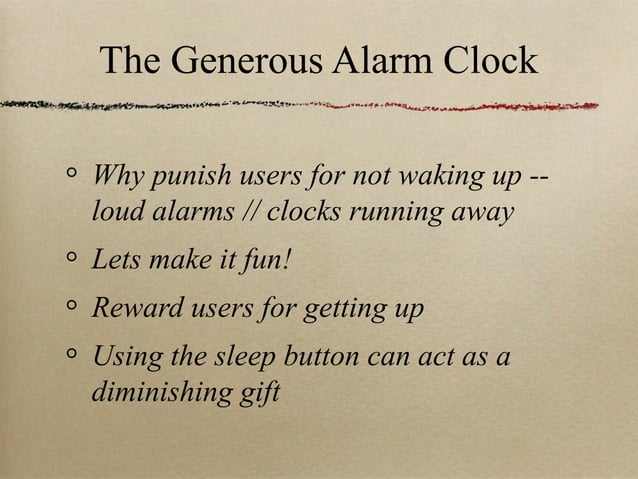Fun Theory: Alarm Concept | PPT