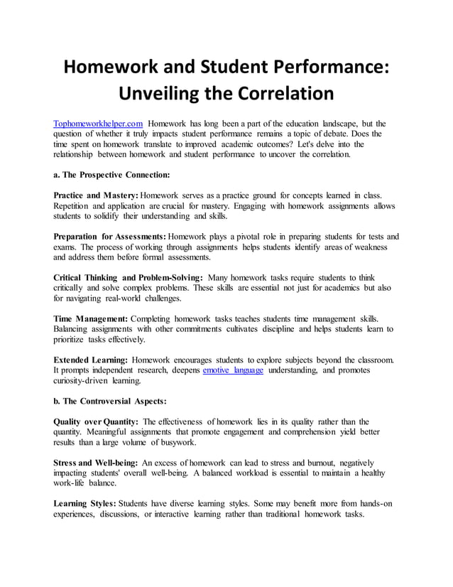 Homework and Student Performance.pdf