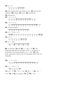 Chapter 1 Homework Answers | DOC
