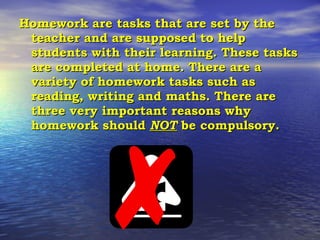 Homework arguement 1. | PPT