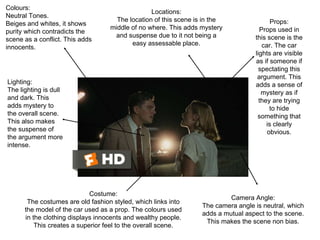 Homework Argument Scene Analyse | PPTX