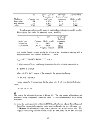 Home Work; Chapter 8; Forecasting Supply Chain Requirements | PDF