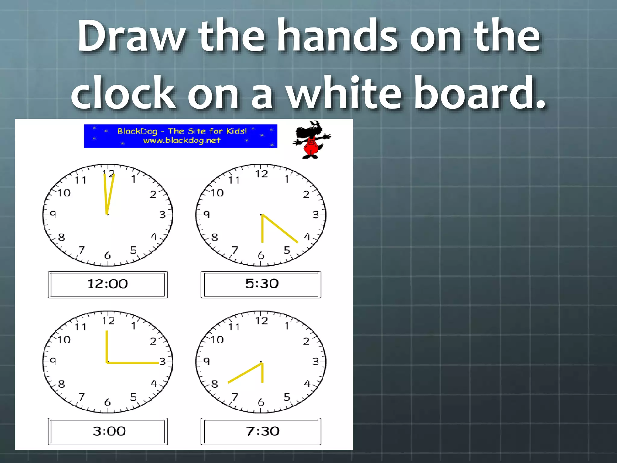Time Homework | PPT