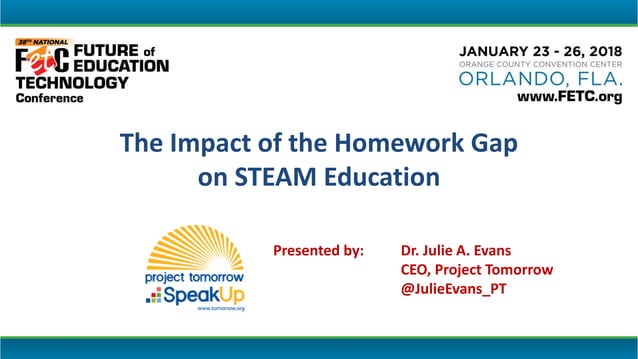 The Impact of the Homework Gap on STEAM Education | PPT