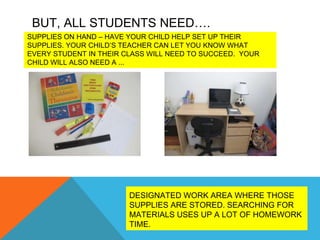 Homework habitats and habits | PPTX