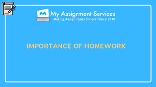 Importance of Homework | PDF | Homework and Study | Education