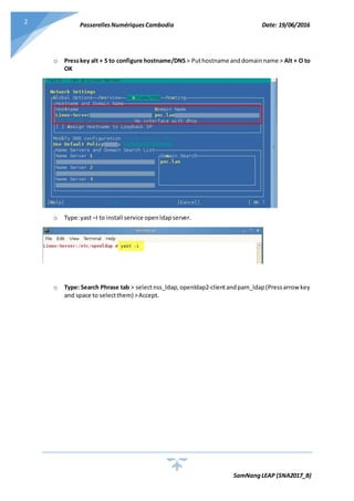 LDAP Server On Linux (Open LDAP Service) | DOCX