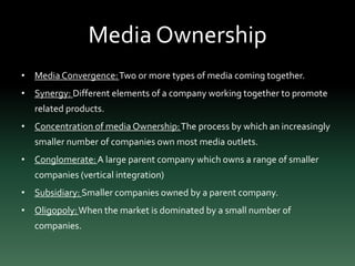 Media Ownership | PPT