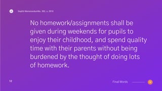 Homework Policy | PDF