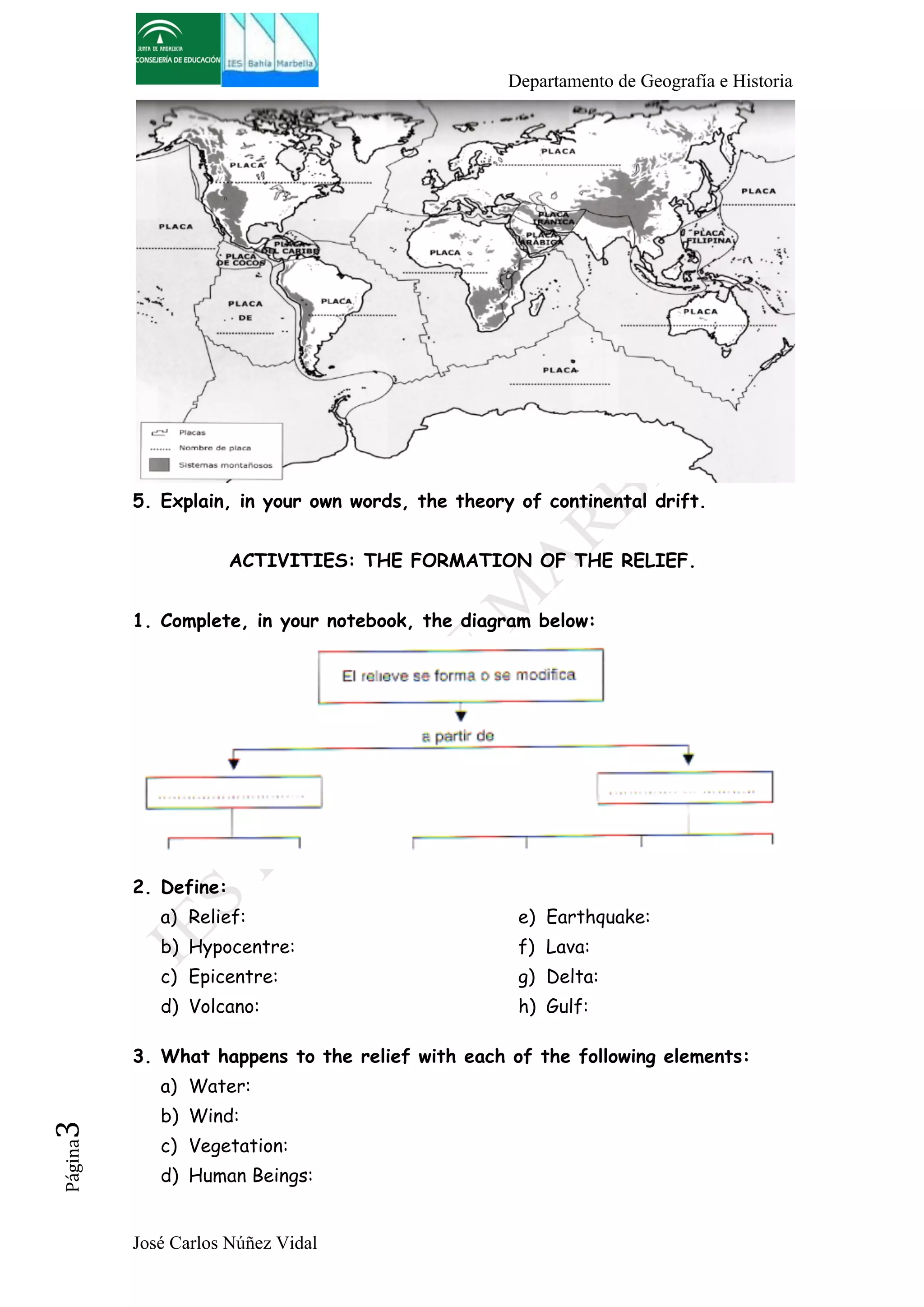 Homeworks 2 The Relief | PDF