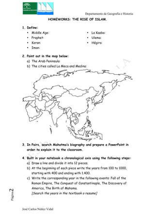 Homeworks 1 THE ISLAM | PDF