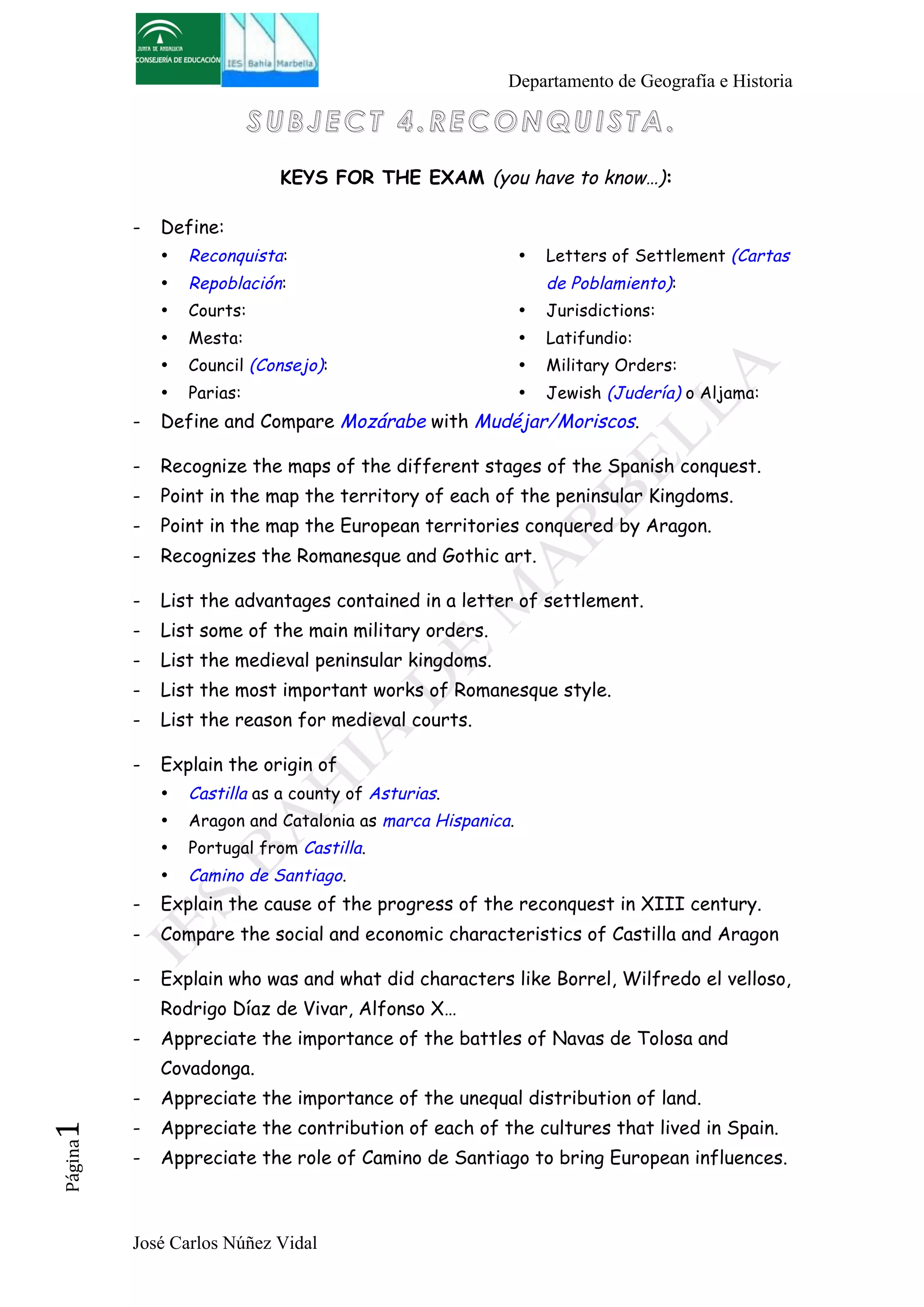 Homeworks 4 RECONQUISTA | PDF