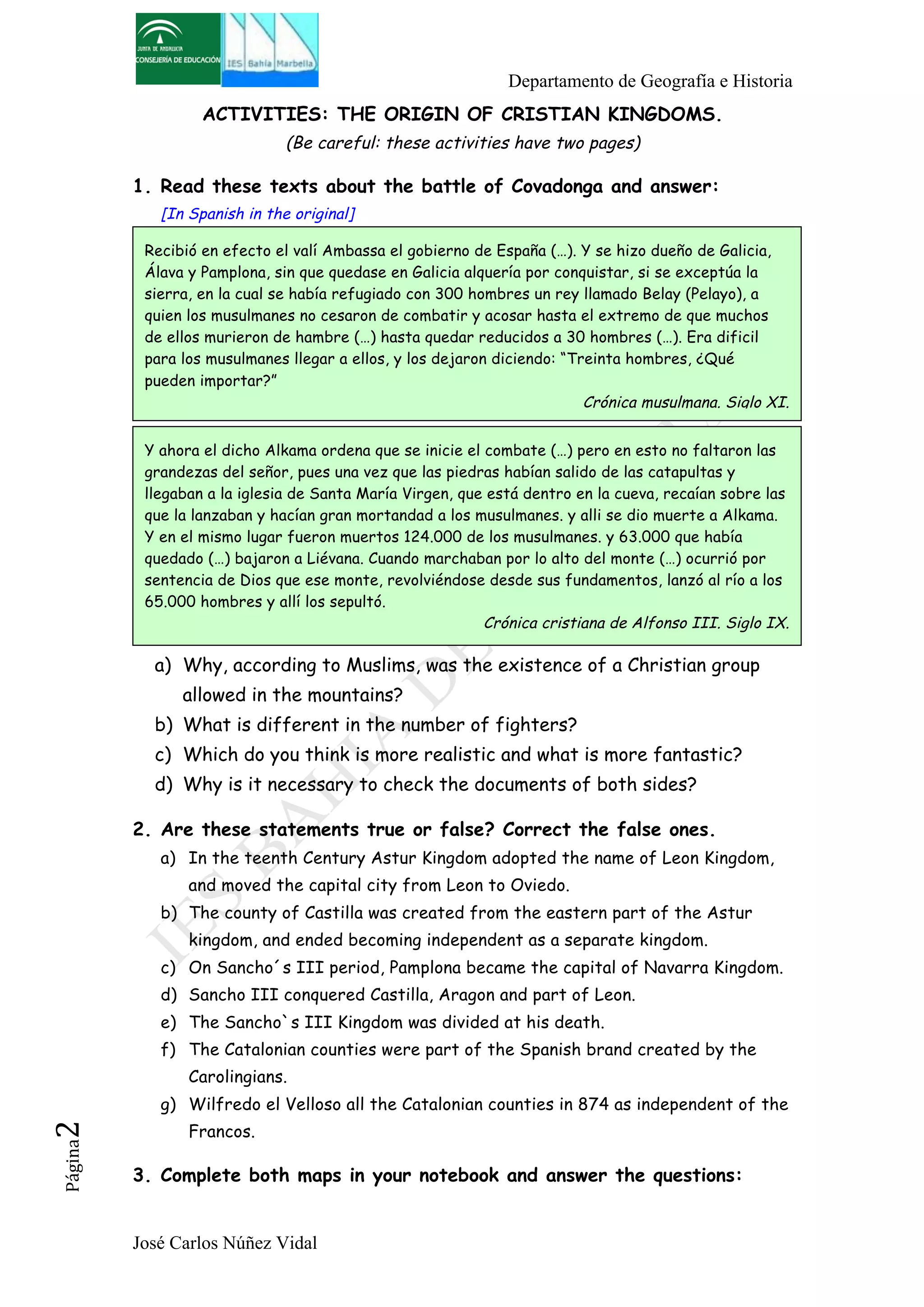 Homeworks 4 RECONQUISTA | PDF