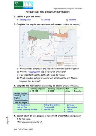 Homeworks 4 RECONQUISTA | PDF
