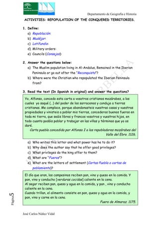 Homeworks 4 RECONQUISTA | PDF