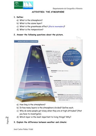 Homeworks 4 Weather and climate | PDF