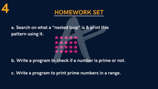Homework Sets for c programmer | PPT