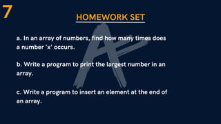 Homework Sets for c programmer | PPT