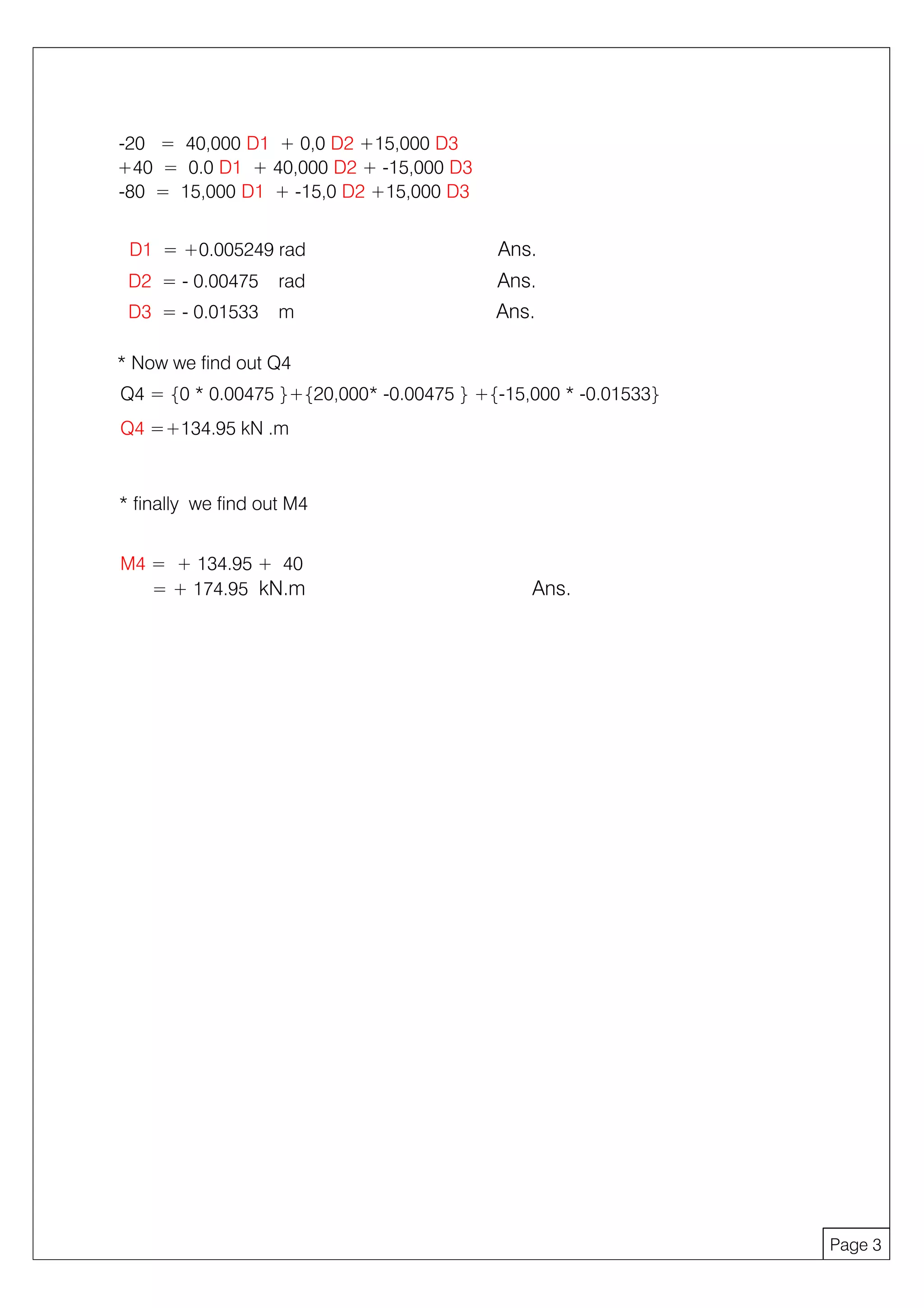 Stiffness matrix method for beam , examples ce525 | PDF Stiffness matrix method for beam , examples ce525 | PDF