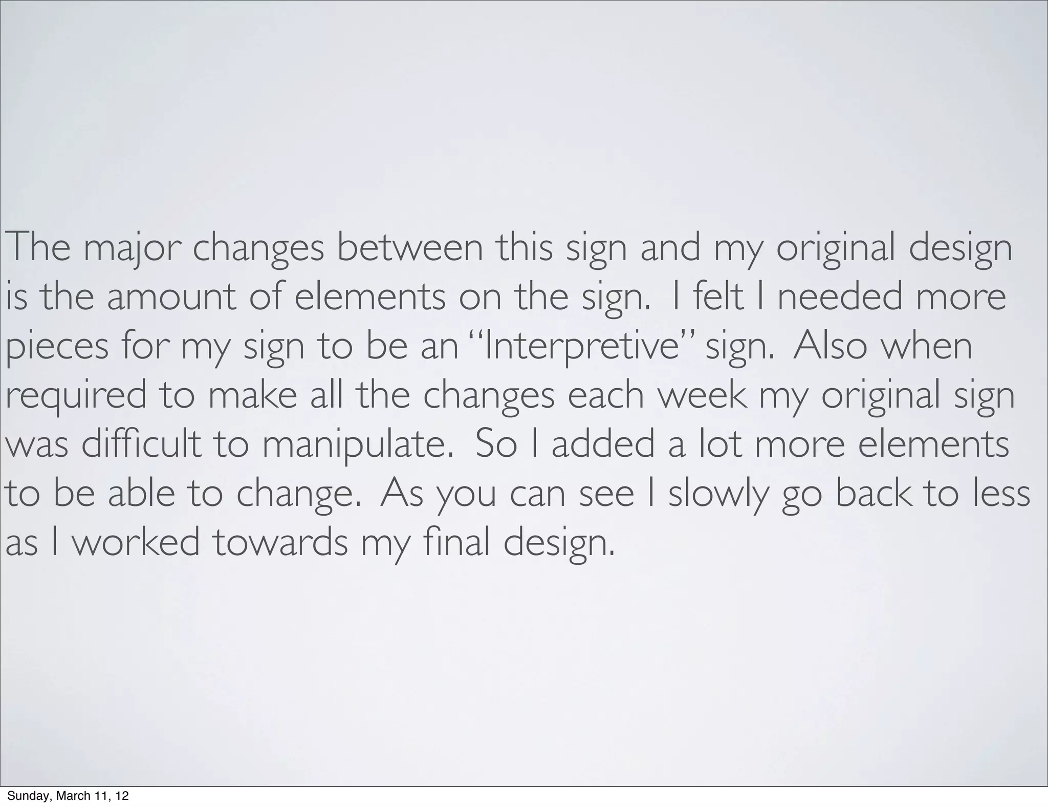 Homework signs | PPT