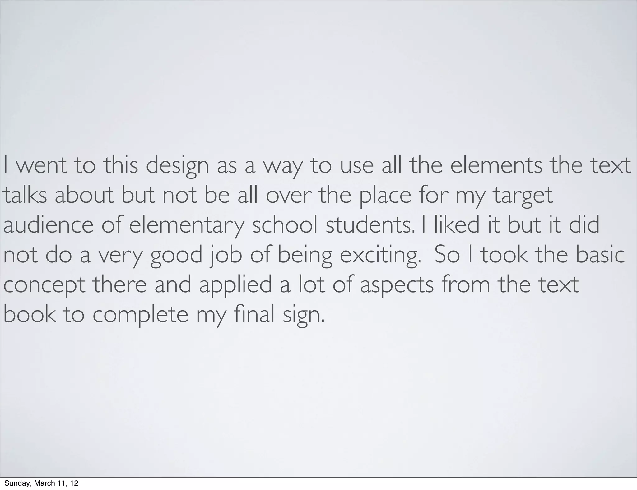 Homework signs | PPT