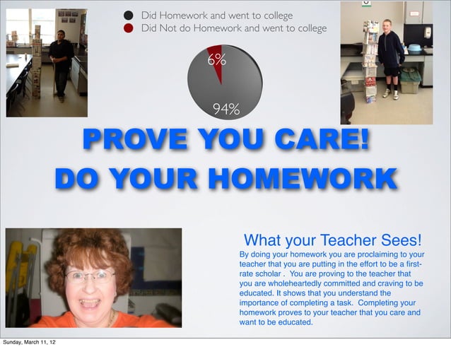 Homework signs | PPT