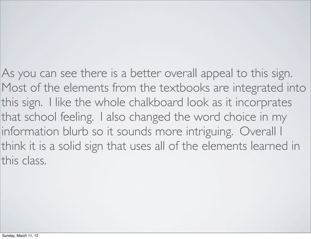 Homework signs | PPT