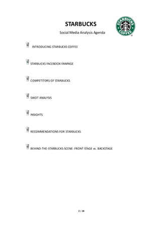 Social Media Analysis for Starbucks | PDF