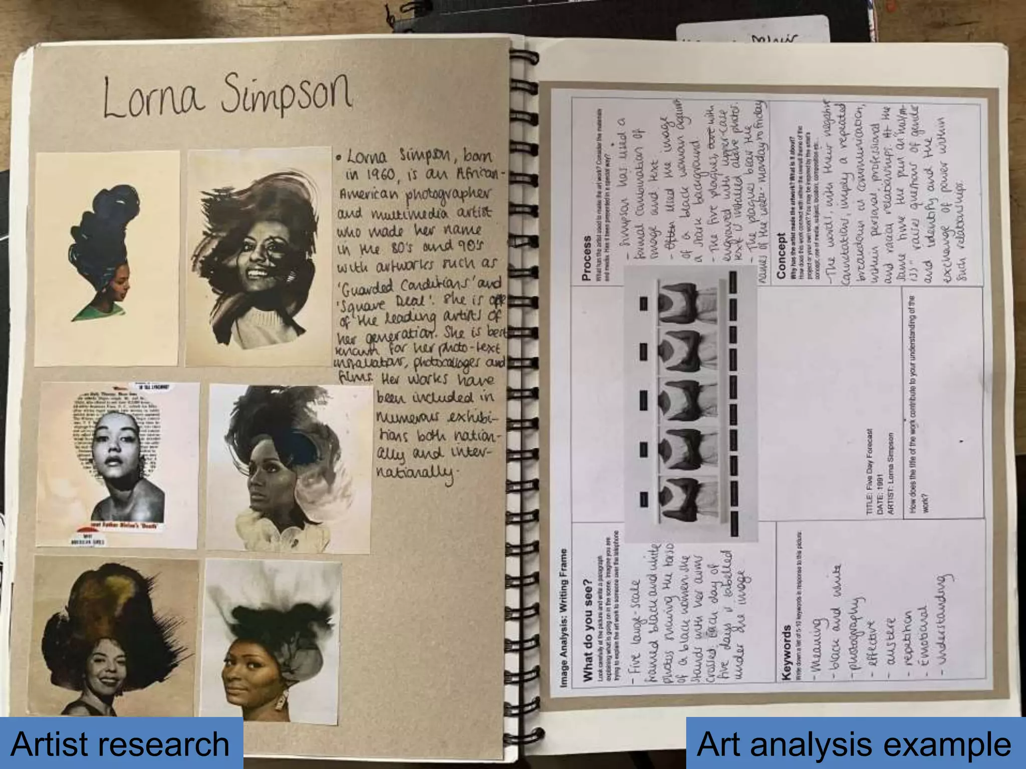 Homework year 10_second artist_research_and_analysis artwork | PPTX