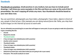 Homework year 10 what are thumbnails | PPTX