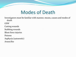 Homicide Chapter 12 Ol | PPTX