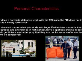 Homicide Detective | PPT
