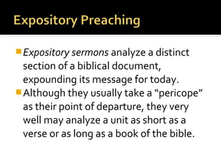 Homiletics: A Basic Glossary | PPT