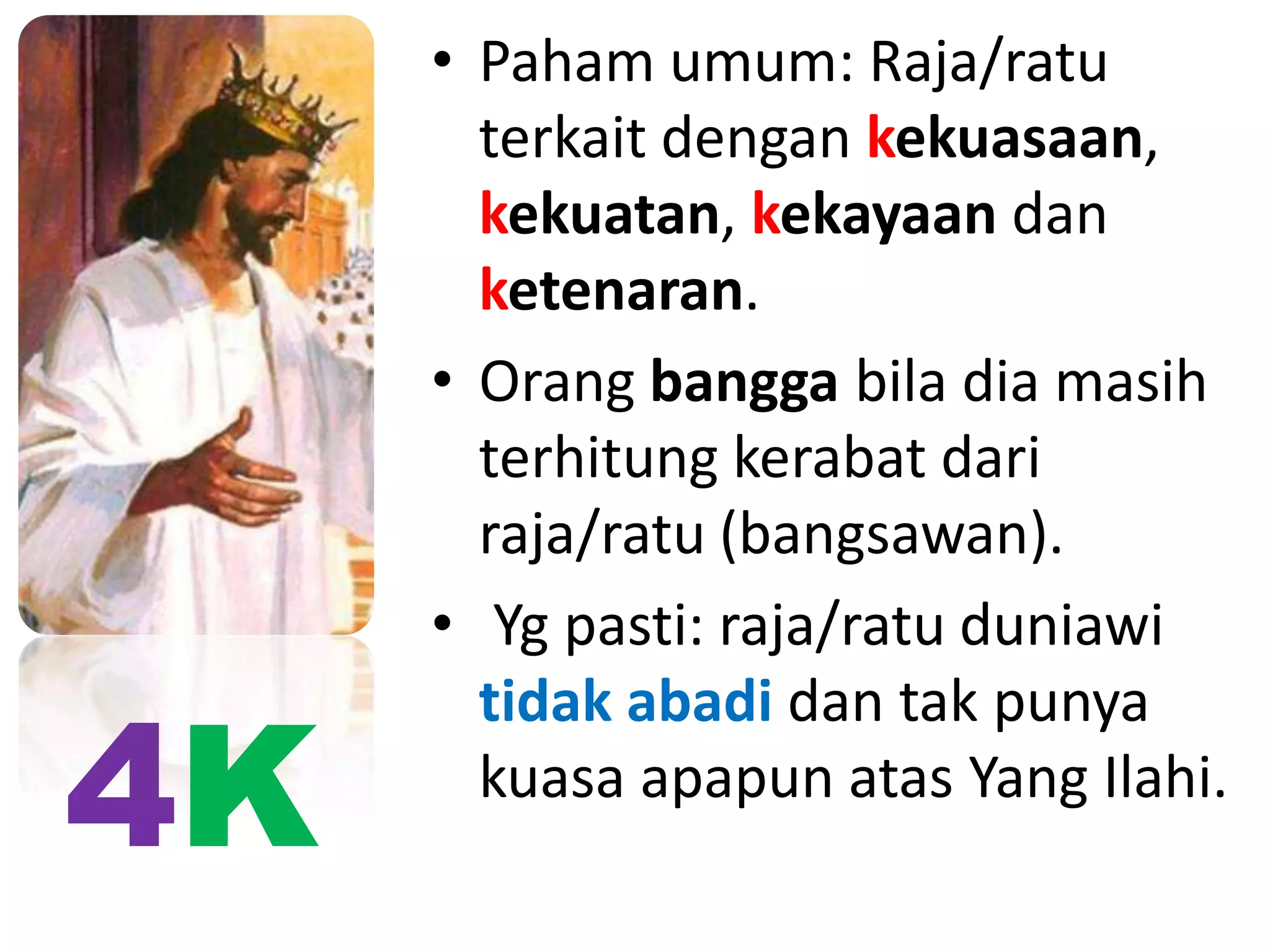 Homili HR Kristus Raja Semesta Alam - B | PPTX