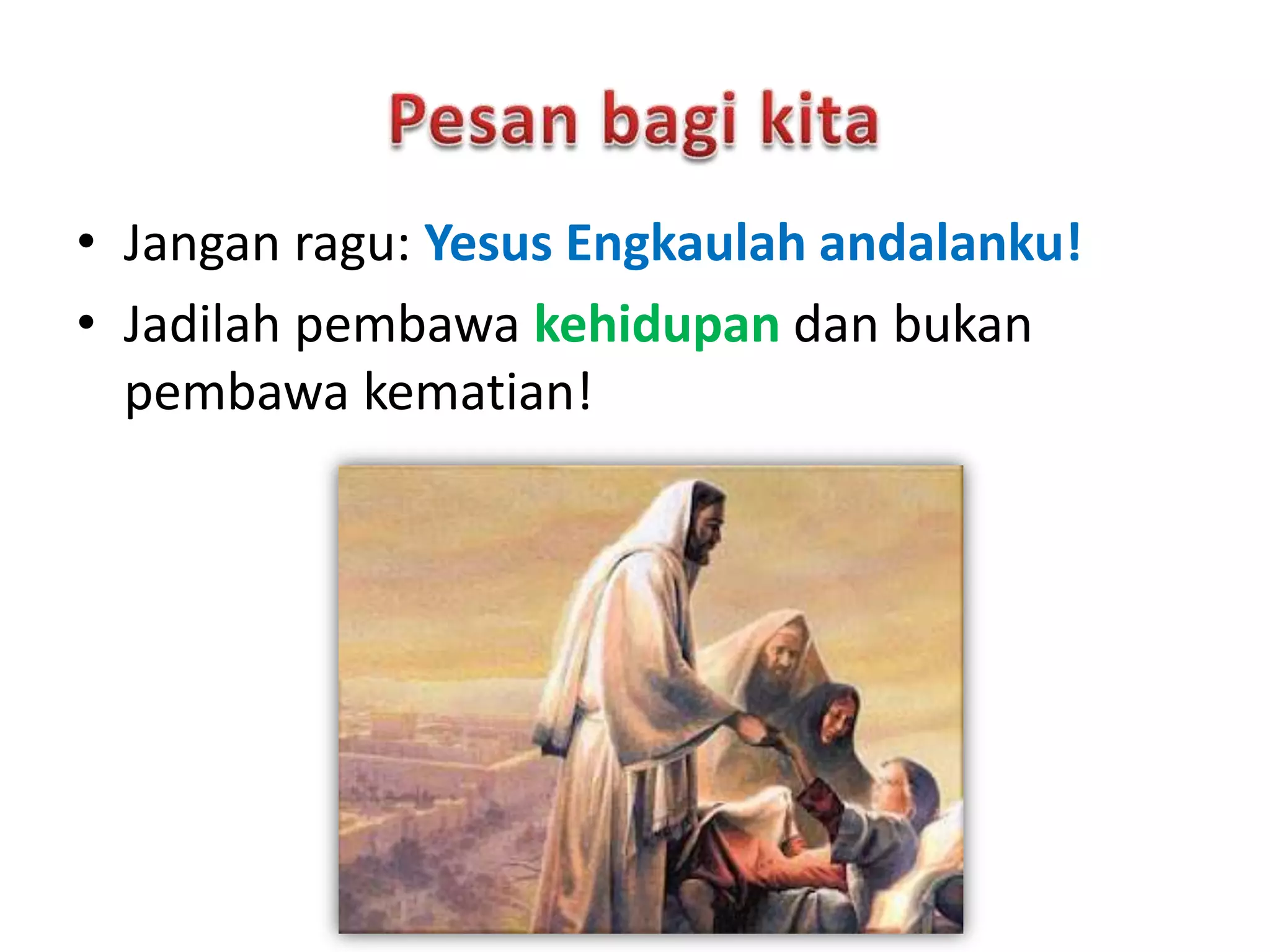 Homili Minggu Biasa XIII-B | PPTX