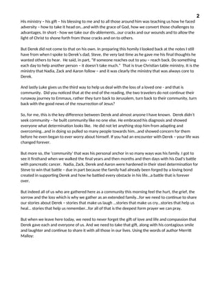 Homily for the Funeral of Derek DiGregorio.docx