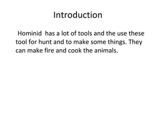 Hominid tools | PPT