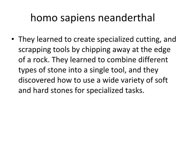 Hominid tools | PPT