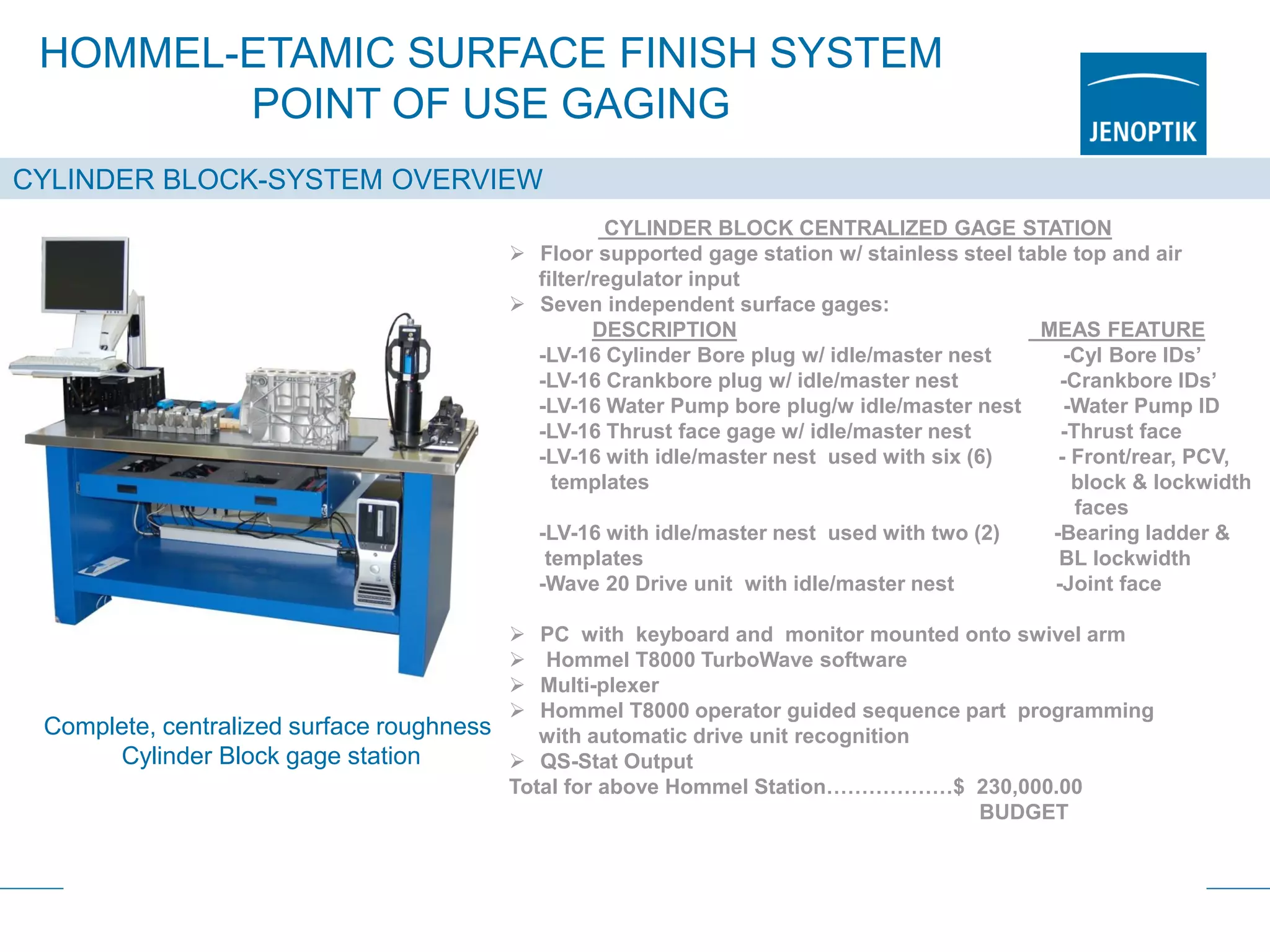 Hommel "Point of Use" Gages | PDF