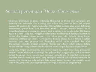 Homo Floresiensis | PPTX
