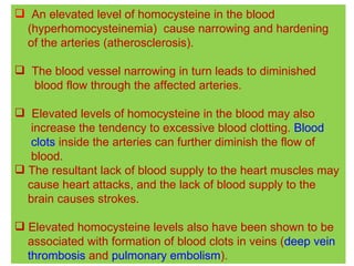 homocisteine and heart disease | PPT