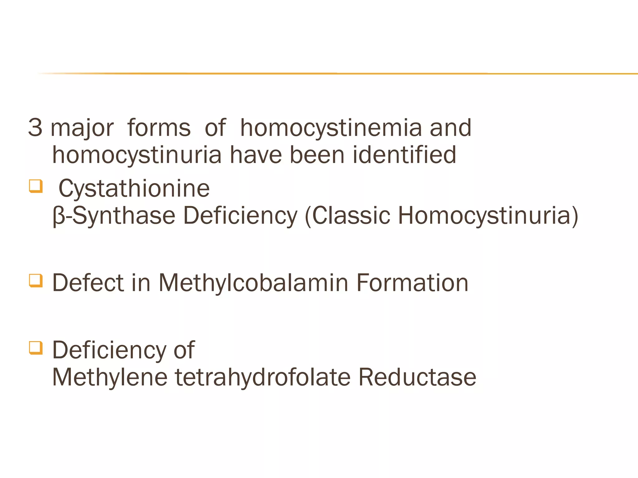 Homocysteine and related disorders | PPT