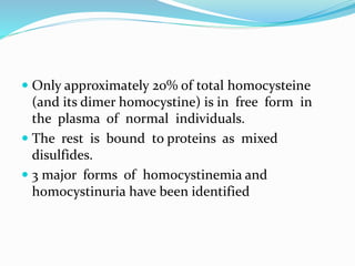 Homocystinuria | PPTX
