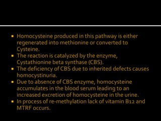 Homocystinuria copy | PPTX