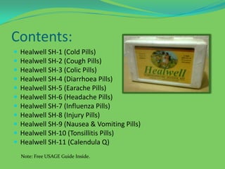 Healwell Homoeopathic School kit, Safe Medicine Kit for School India. | PPT
