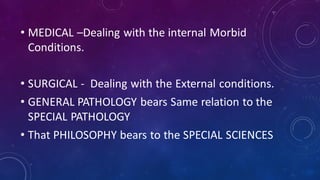 Homoeopathic General Pathology ppt | PDF