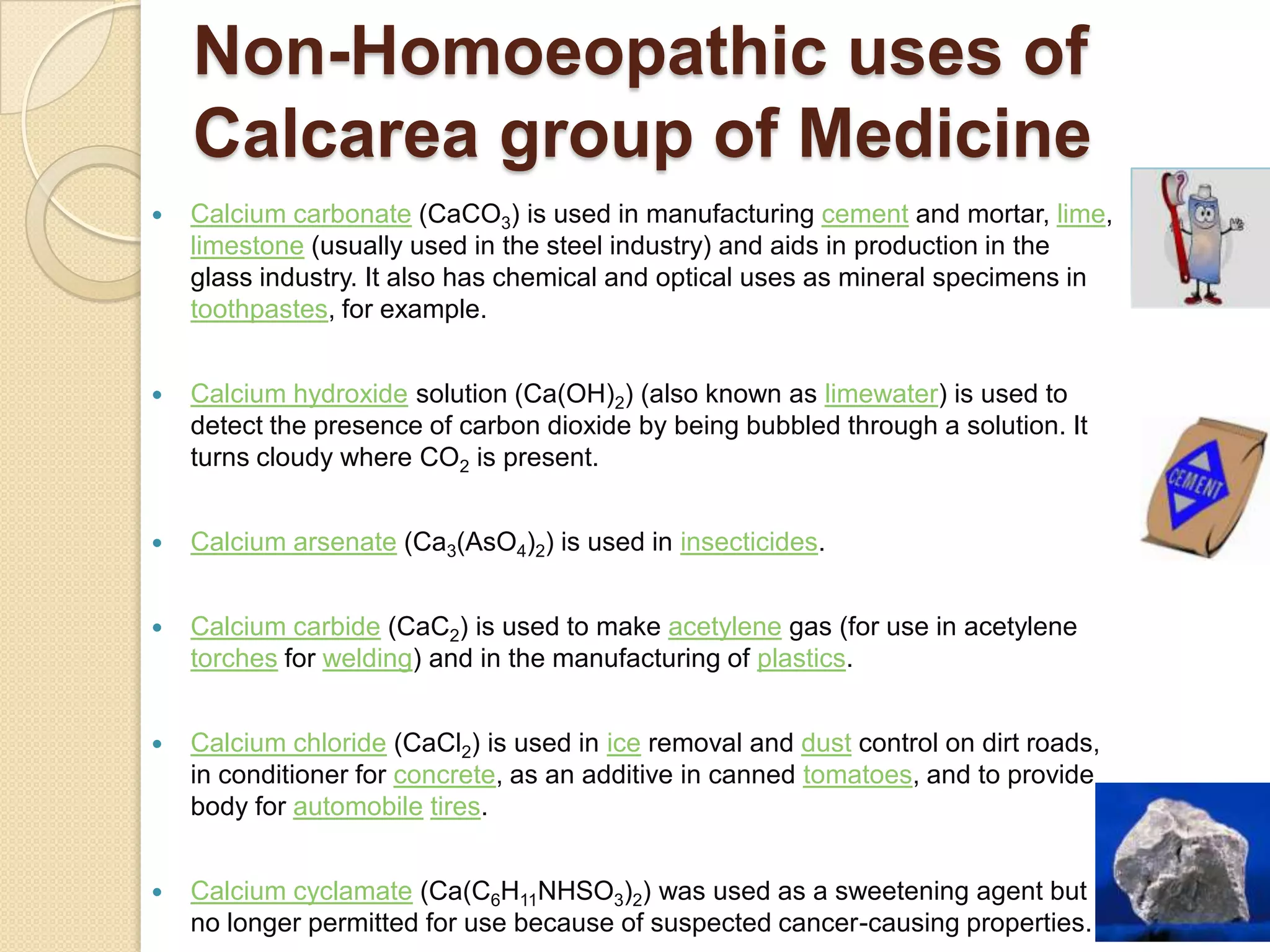 Homoeopathy- Calcarea Medicines | PPTX