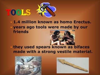 Homo erectus presentation 6 h | PPT