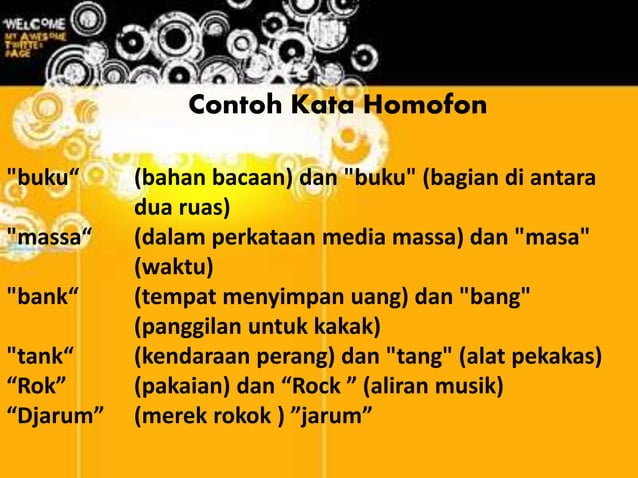 Homofon dan homograf | PPTX